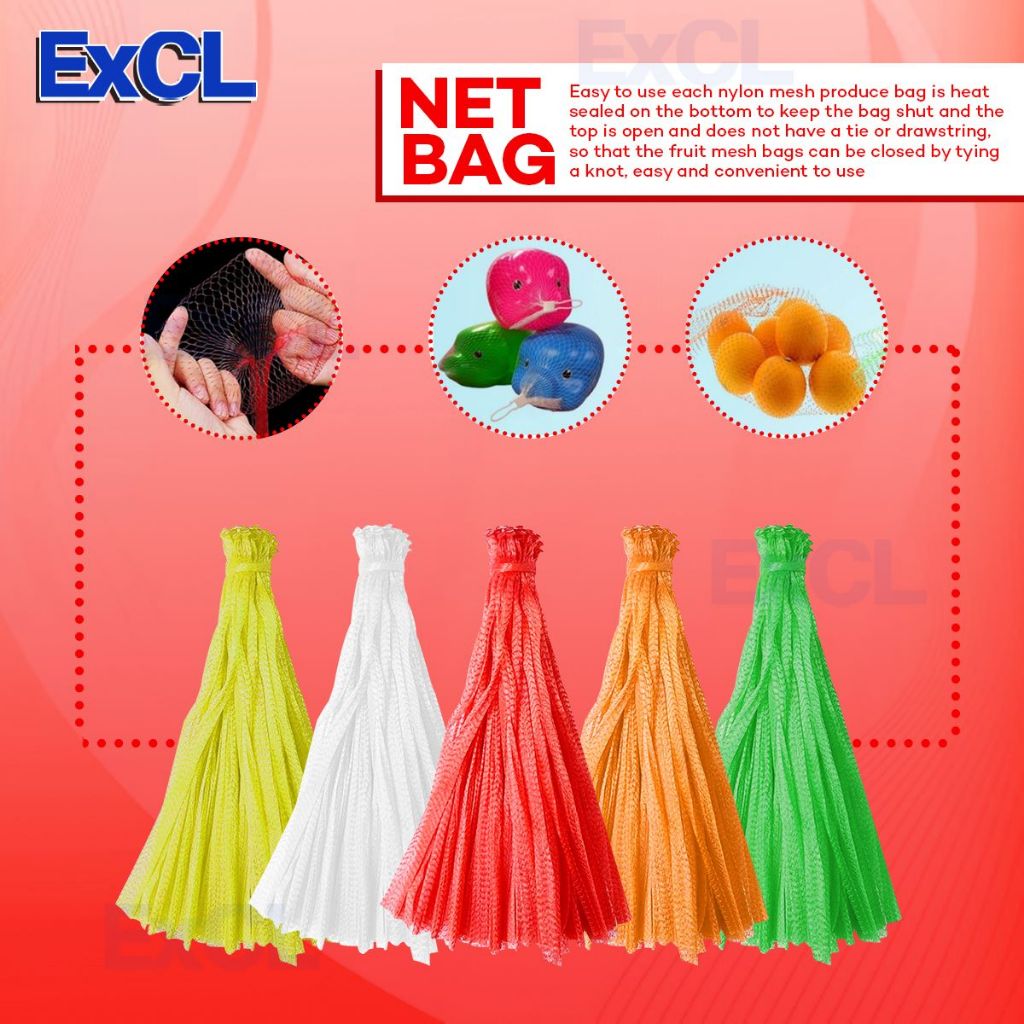 ExCL - Fruit/Vegetable Net Bag (1 Pack x 100pcs) | Shopee Philippines