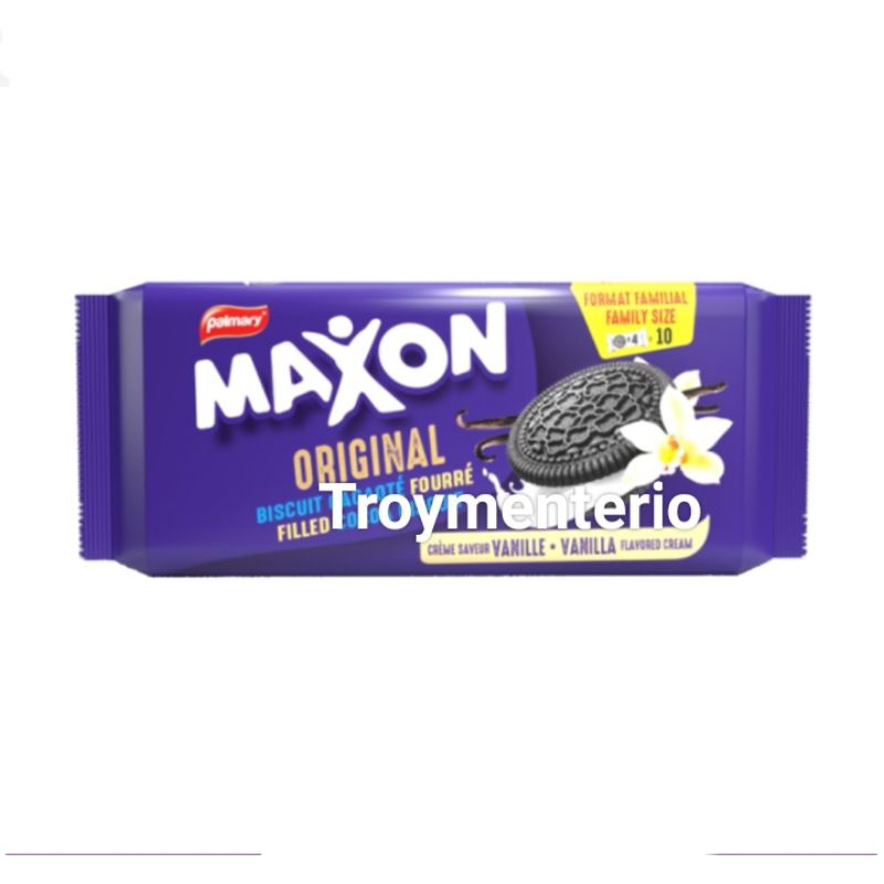 Palmary Maxon Original Filled Cocoa Biscuit Vanilla Flavored Cream 38g ...