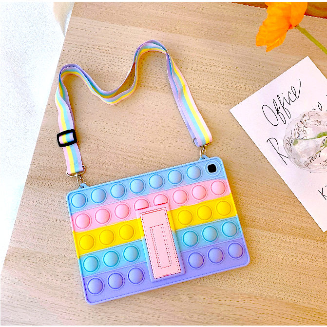 FIDGET TOYS POP IT CASE FOR IPAD MINI AIR 1 2 3 4 5 6 9.7 7 8 9 10.2 ...