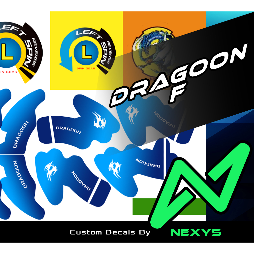 Beyblade Dragoon F - Sticker | Shopee Philippines