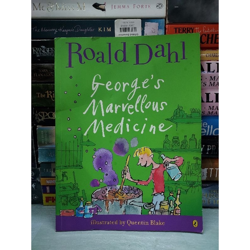 George's Marvellous Medicine ~ Roald Dahl ~ ( Big colored) | Shopee ...