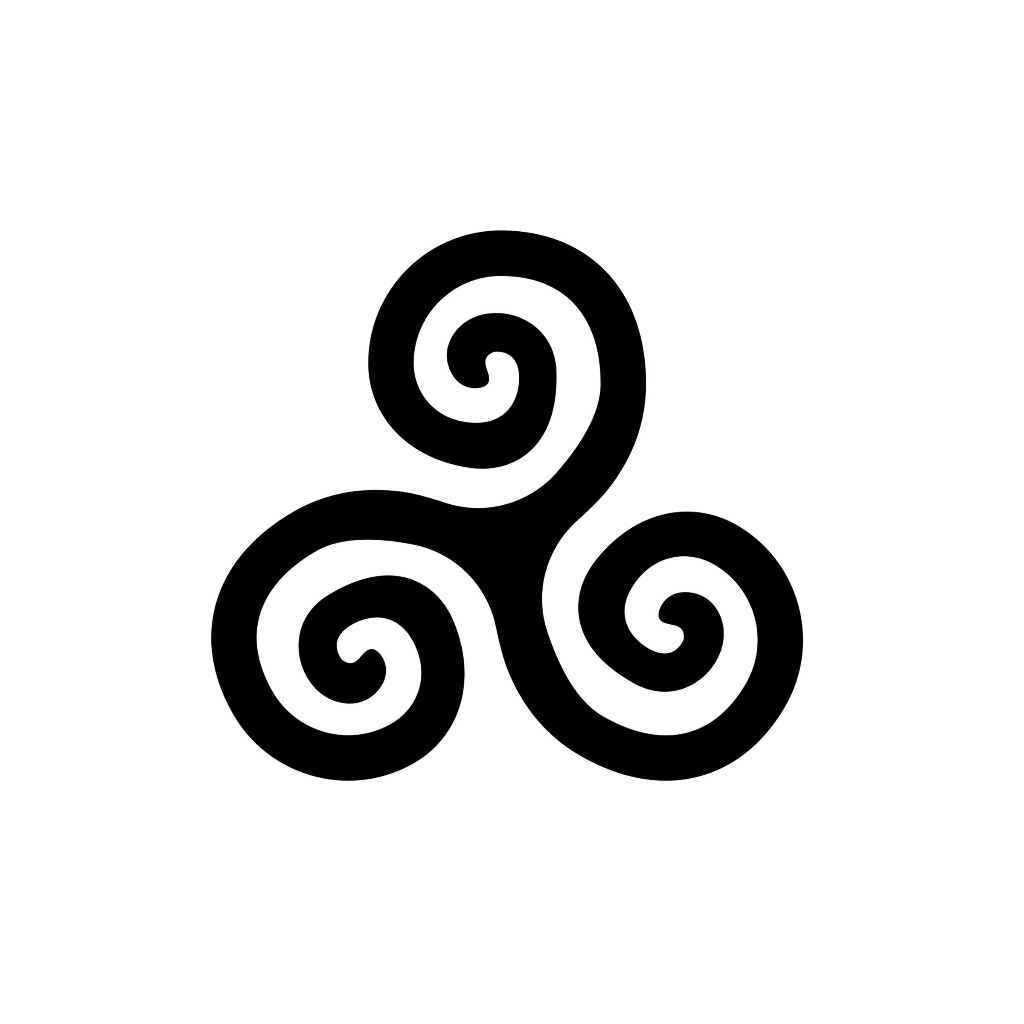 TRISKELION LOGO WATERPROOF STICKER FOR CARS/MOTOR/BIKES/TUMBLERS ETC ...