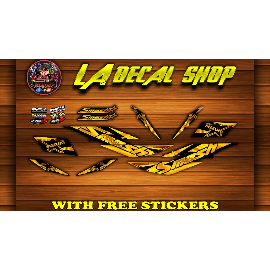 Smash 115 decals design with freebies | Shopee Philippines