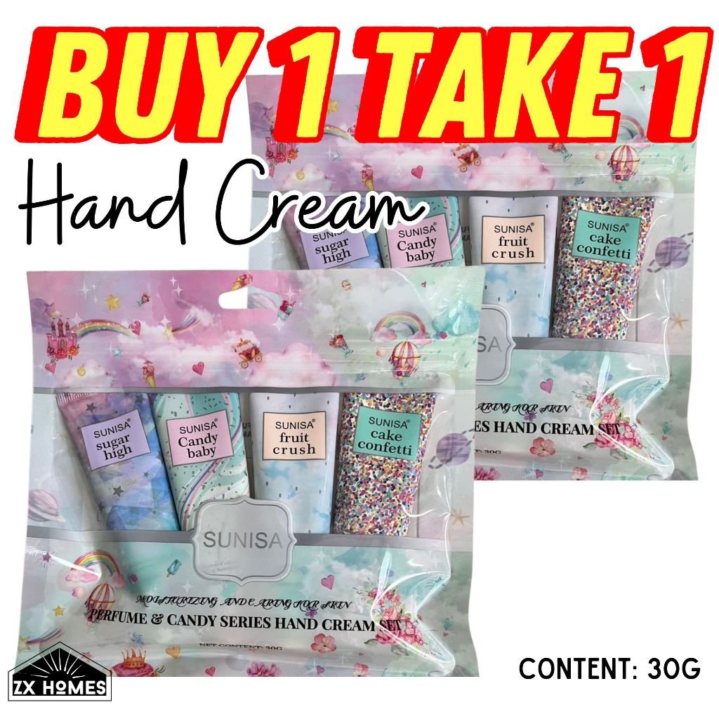 KKJJ [BUY 1 TAKE 1] 4pcs Set Sunisa Hand Cream 30g Fragrance Lotion ...