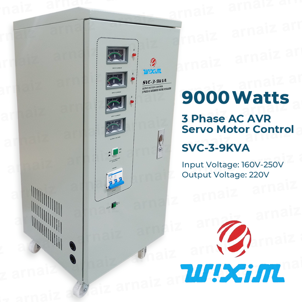 LQD Wixim 9000W 3 Phase AVR Automatic Voltage Regulator Servo Motor ...