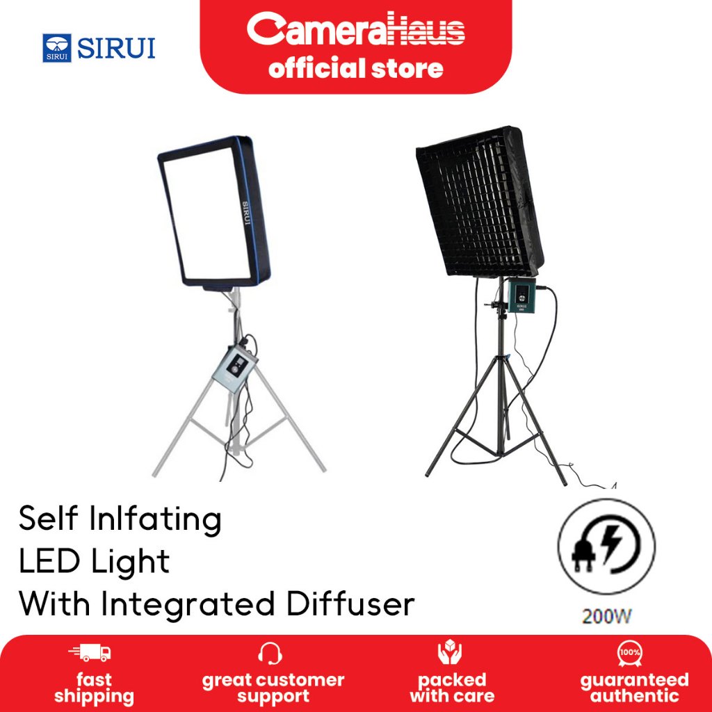 SIRUI A200B Bi Color Self Inflating LED Light Panel | Shopee Philippines