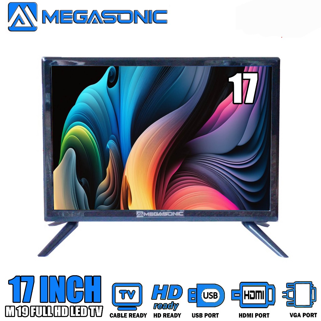 MEGASONIC 17 Inch Full HD LED TV M97-LED19 | Shopee Philippines