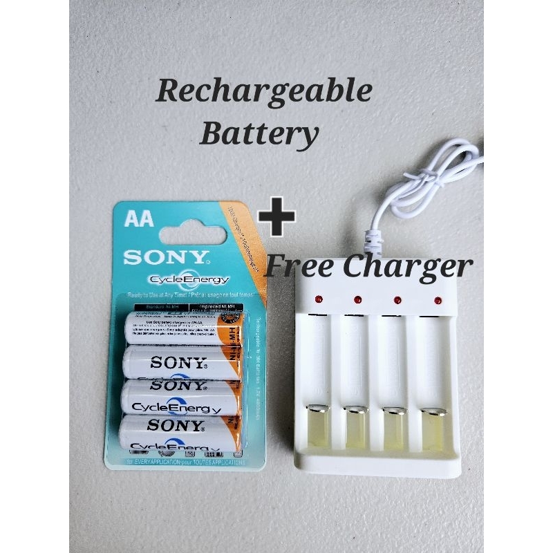 SONY AA | AAA Rechargeable Battery Cycle Energy Ni-MH , NH-AA Triple ...