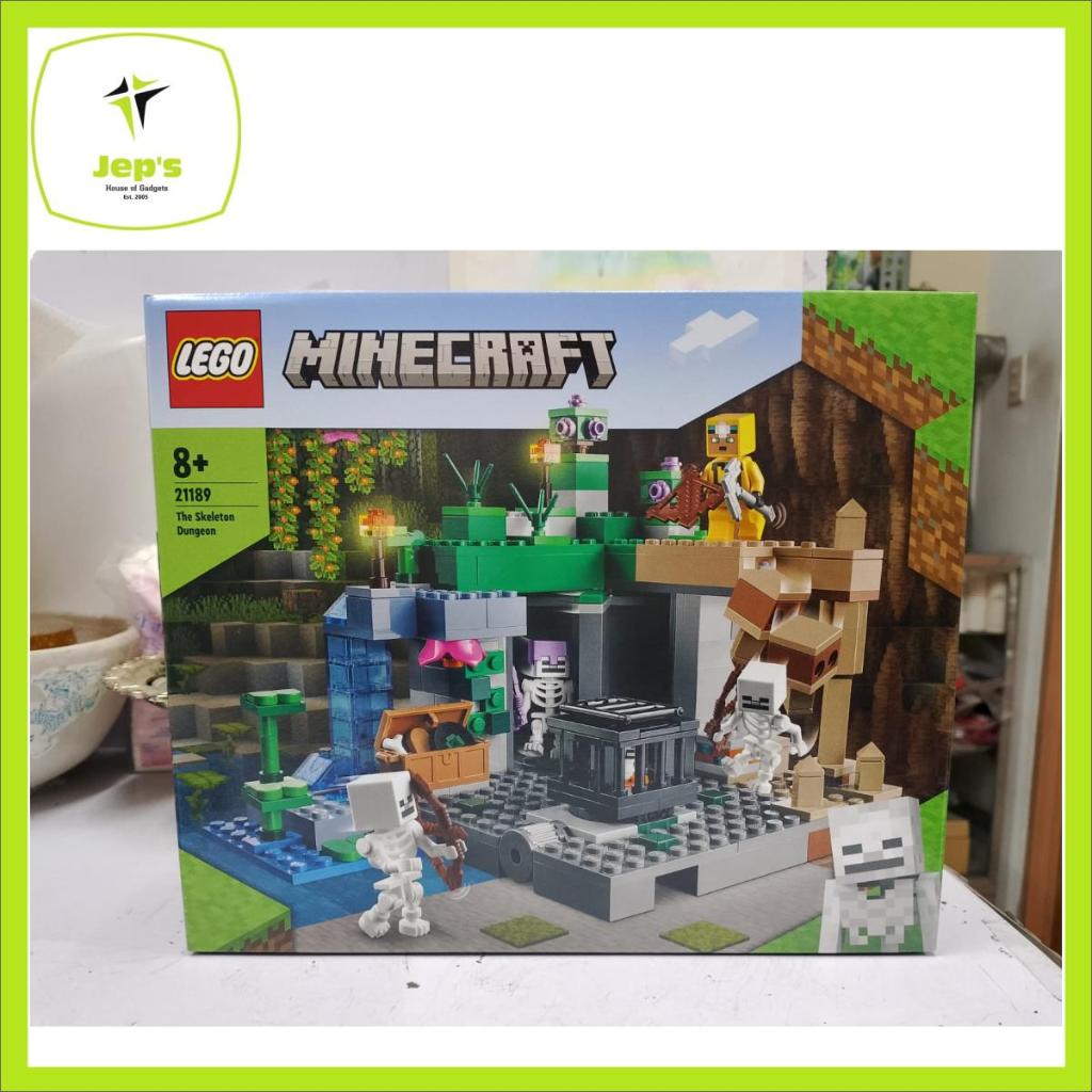 Lego Minecraft 21189 The Skeleton Dungeon (2022) | Shopee Philippines