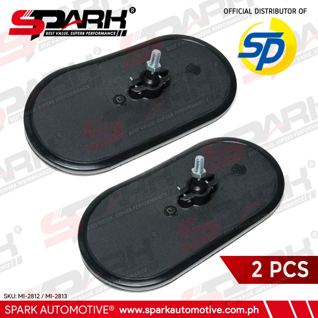 (2 pcs) 4" x 8" Oval Universal Jeepney Car Owner Tricycle Sidemirror ...