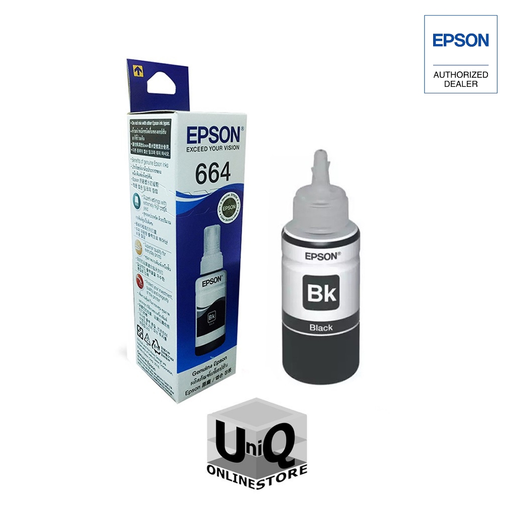 Epson T6641 Original Ink Bottle 70ml (Black) | Shopee Philippines