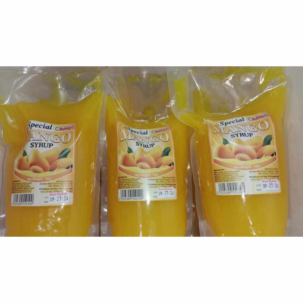 SPECIAL MANGO SYRUP (BUBBLES BEST FOOD) | Shopee Philippines
