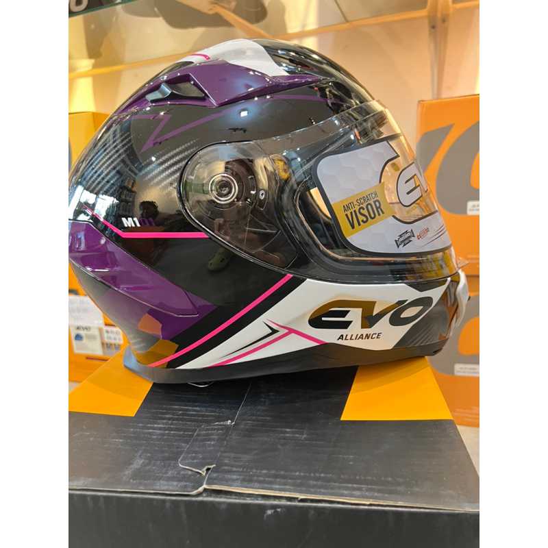 Evo Helmet Glossy Alliance Violet (Srp Price) | Shopee Philippines