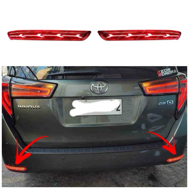 Toyota Innova 2016 - 2025 Rear Bumper Light Arrow Design | Shopee ...