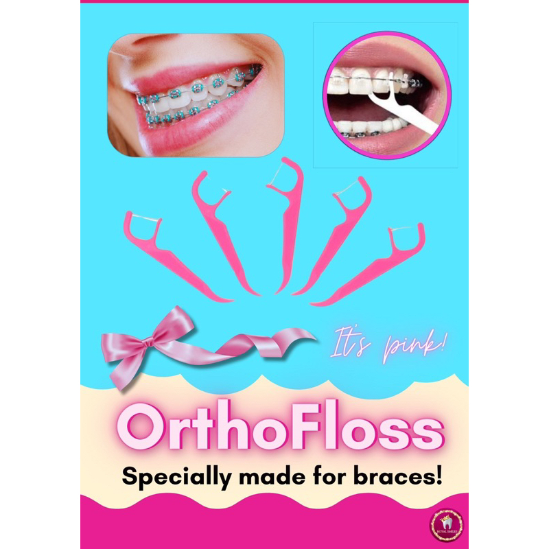 Pink Orthofloss for Braces | Shopee Philippines