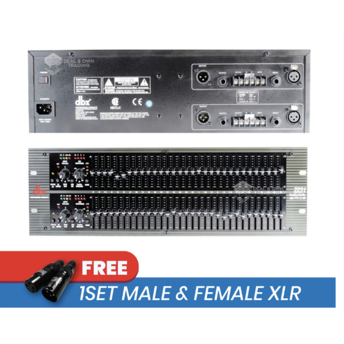 DBX 2231 20 SERIES Graphic Equalizer/Limiter with Type III Noise Reduction * WINLAND * | Shopee ...