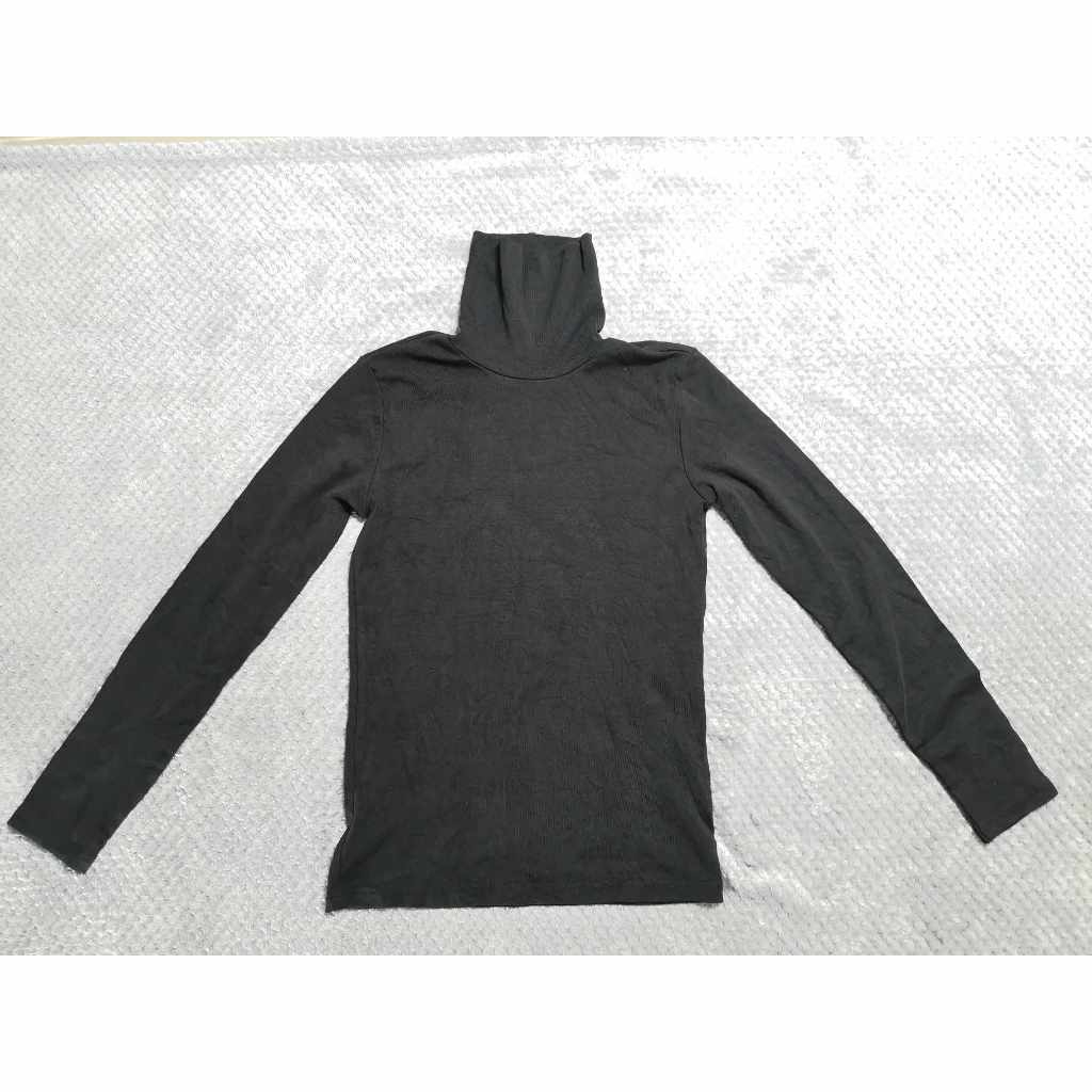 Black Cotton Plain Turtle Neck | Shopee Philippines