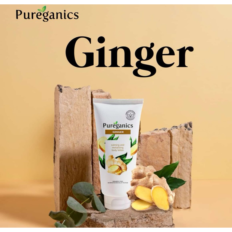 Pureganics Ginger Calming And Revitalizing Body Lotion 150G | Shopee ...