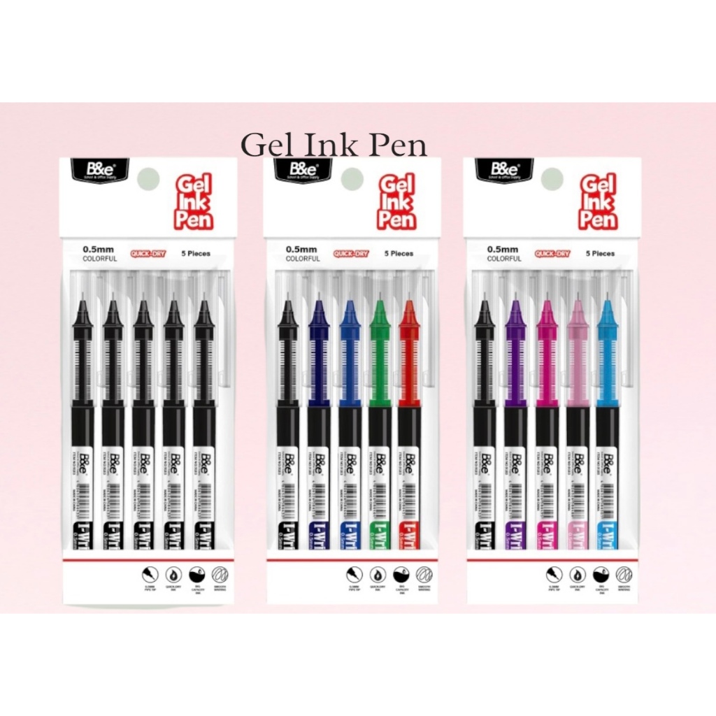 0.5mm Iwrite Roller Ball pen Sold Per Pack and per Box - 9 Different ...