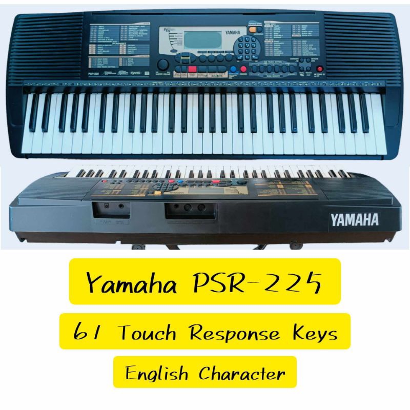 Yamaha PSR-225 (Touch Response) | Shopee Philippines