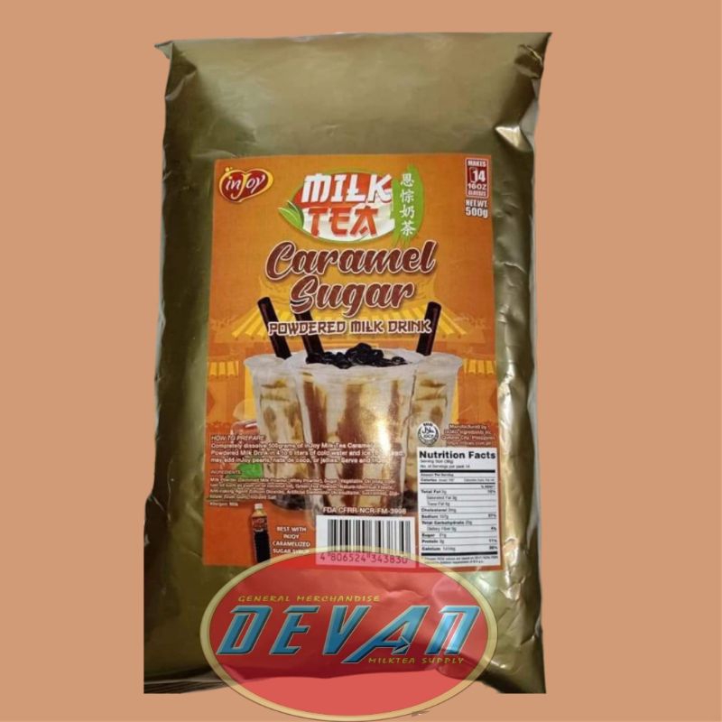 inJoy Milk Tea Caramel Sugar 500g | Shopee Philippines