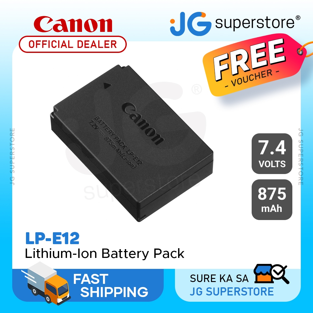 Canon LP-E12 Rechargeable Battery Lithium-Ion 7.2V 875mAh for Selected ...