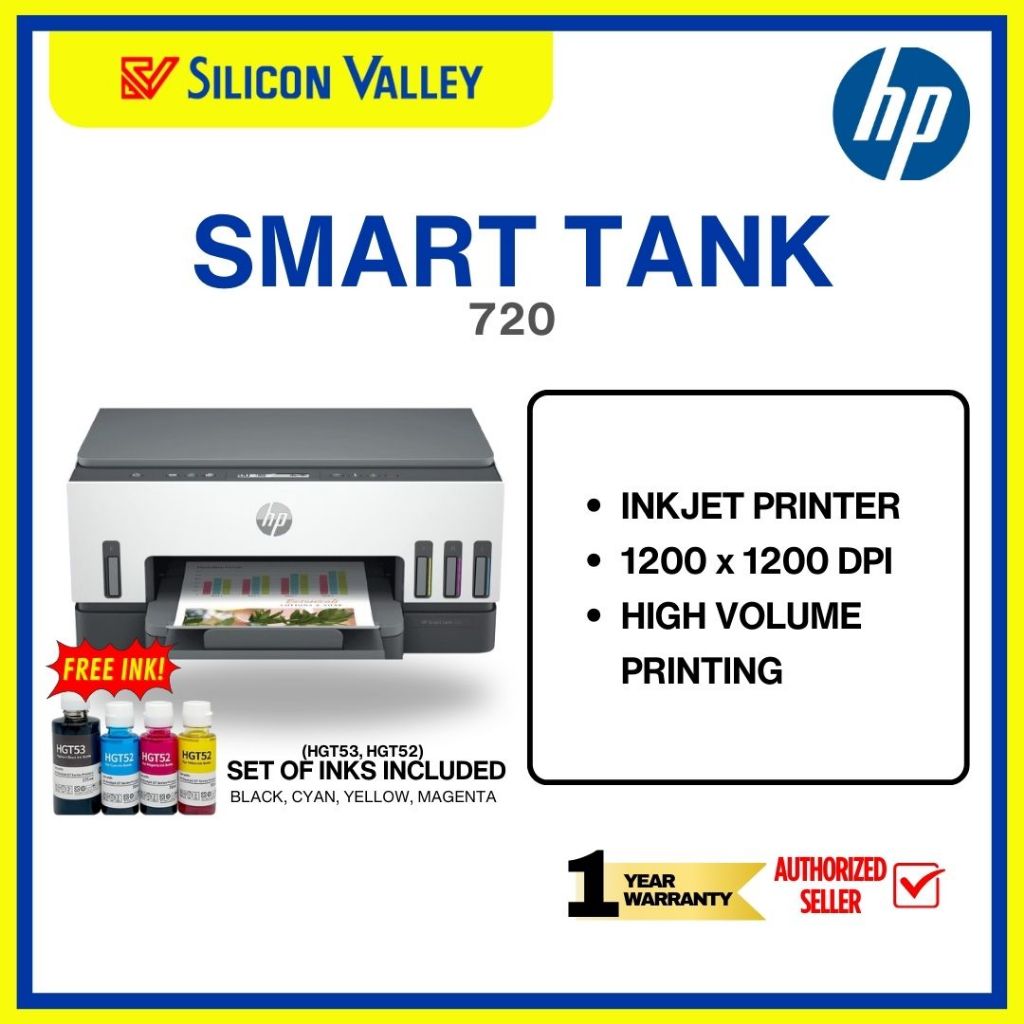 HP 720 Wireless All-in-One Printer Smart Tank 720 AIO | Shopee Philippines