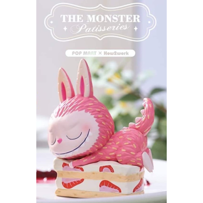 POP MART Labubu on Strawberry Cake Art Toy Figure - PopMart x Kasing x ...