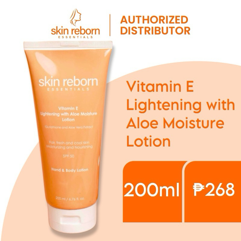 Skin Reborn Essentials Vitamin E Lotion 200ml | Shopee Philippines