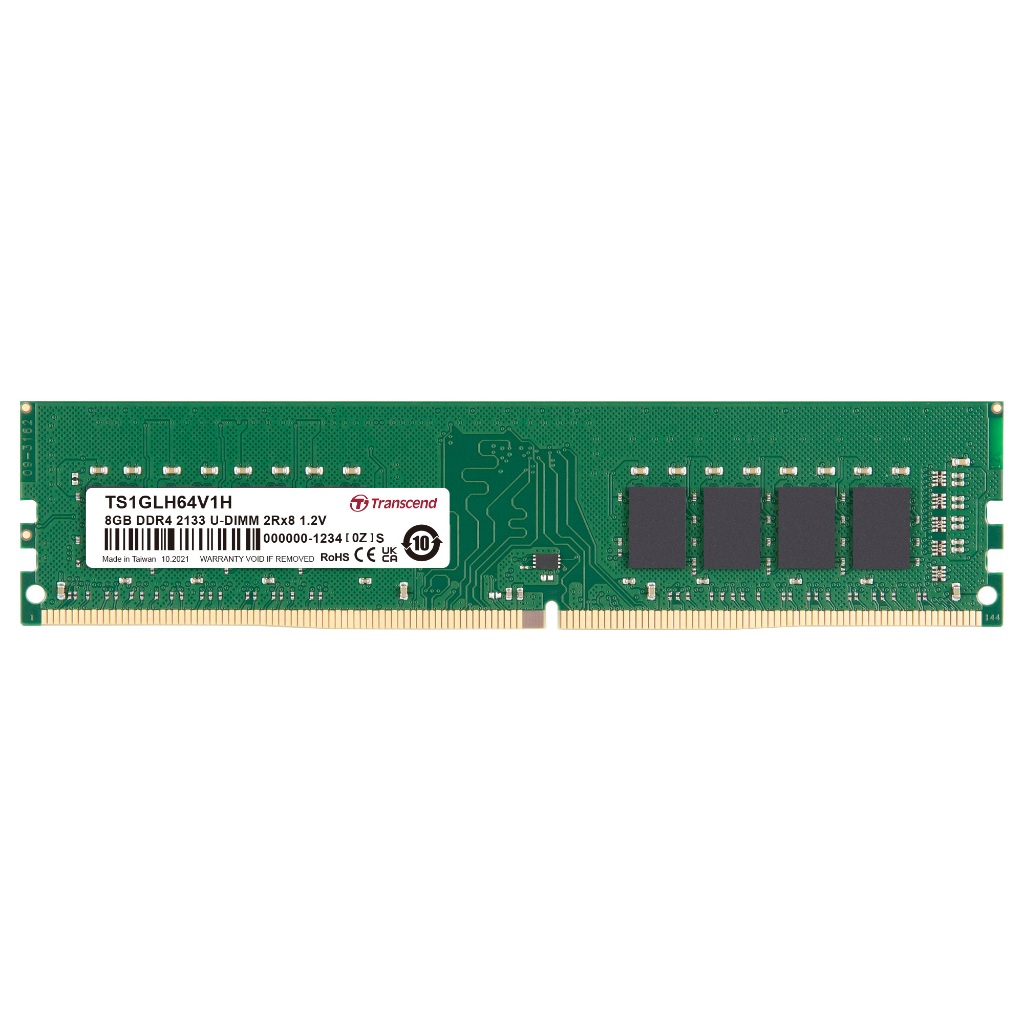 Transcend DDR4 2133Mhz Unbuffered Long-DIMM 288 pin 4G/8G For Desktop ...