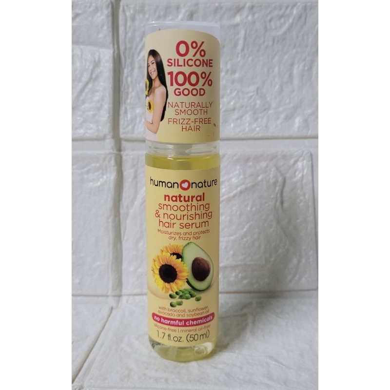 HUMAN NATURE SMOOTHING & NOURISHING HAIR SERUM MOISTURING AND PROTECT ...