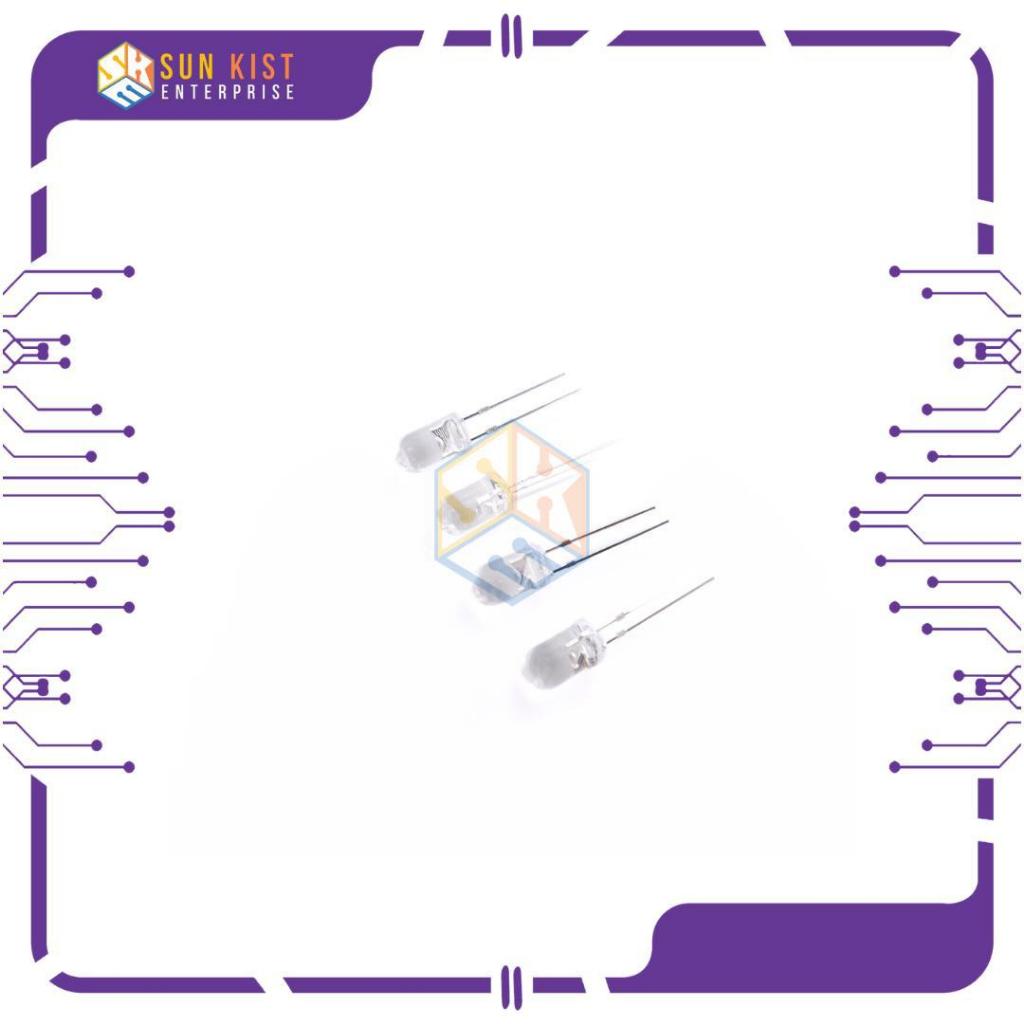 4pcs 5mm Led Green lights 5mm white Light Emitting Diode 3V DC for pcb ...