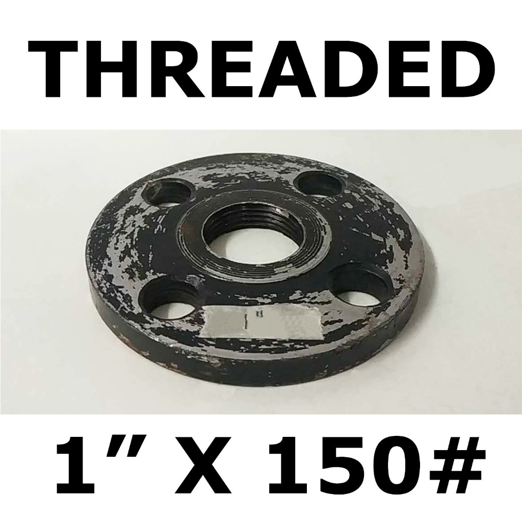 BI THREADED SLIP ON FLANGE 1" X 150# BLACK IRON === 1" X 150 ...