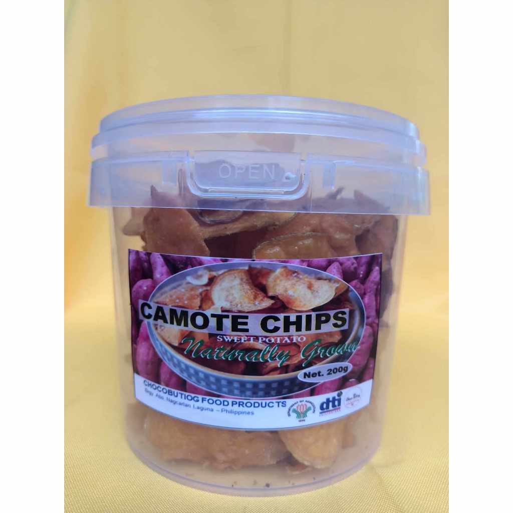 Camote Chips Made from fresh camote roots Pasalubong Crispy Snacks ...