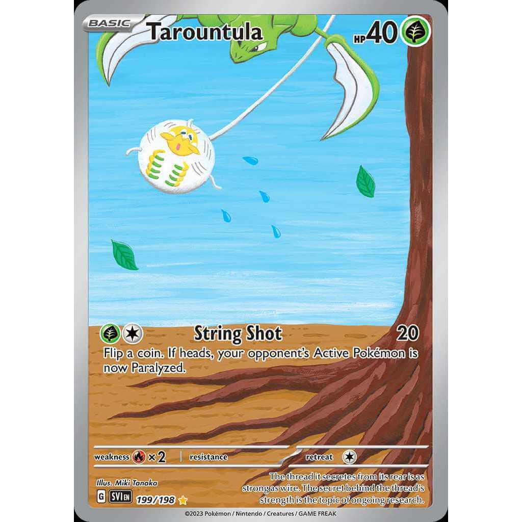 Tarountula - 199/198 - Illustration Rare Pokemon TCG | Shopee Philippines