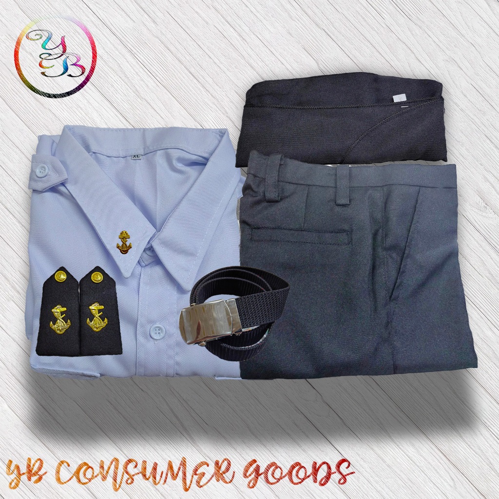Maritime Black Liberty set Marine Seaman Student uniform w/ Accessories ...
