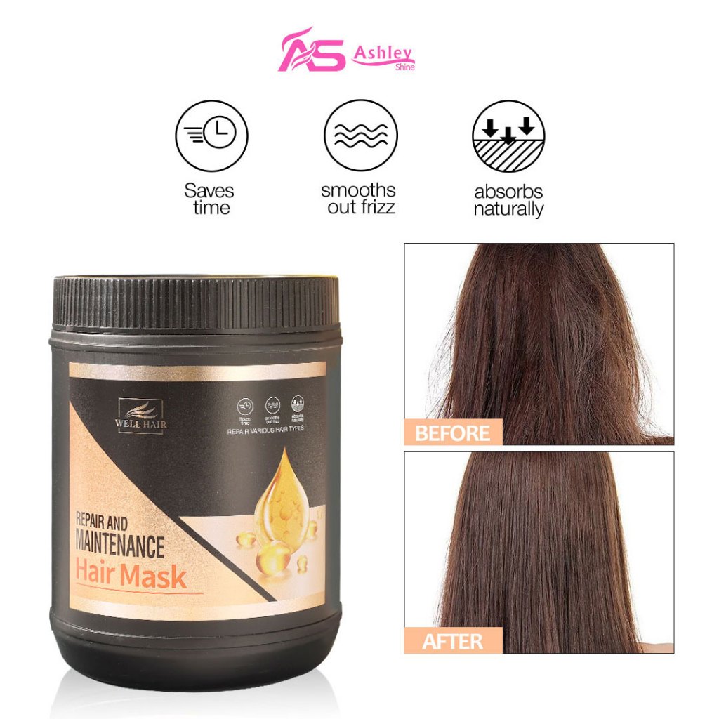 Ashley Shine Hair Mask Hair Care Treatment Damage Frizzy Maintenance ...