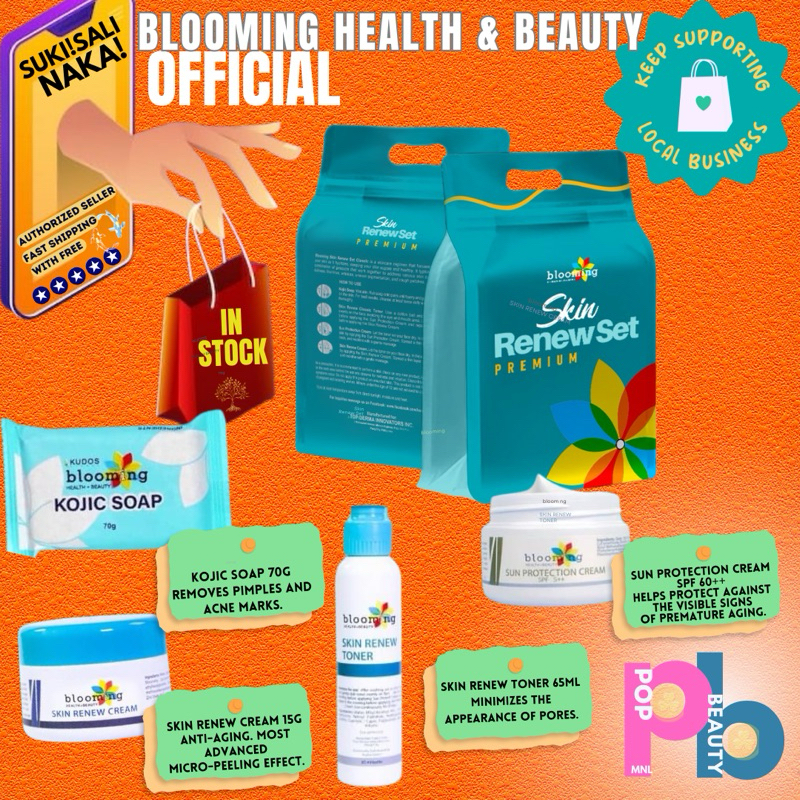 NEW BLOOMING Skin Renew Premium Kit Blooming NOW IN Spf 60Wholesale ...
