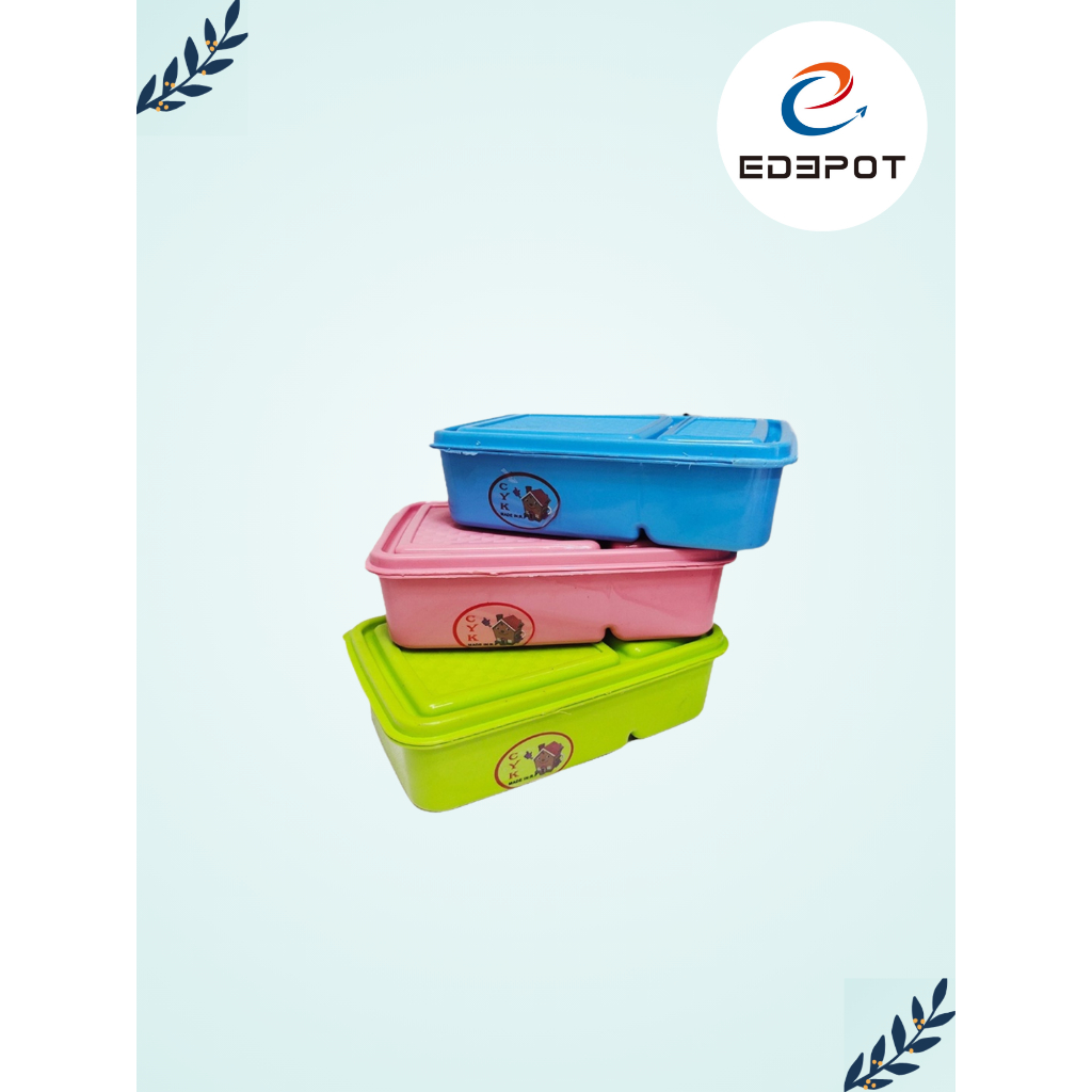 Edepot Lunch Box With Divider Plasticware With Cover Food Container ...