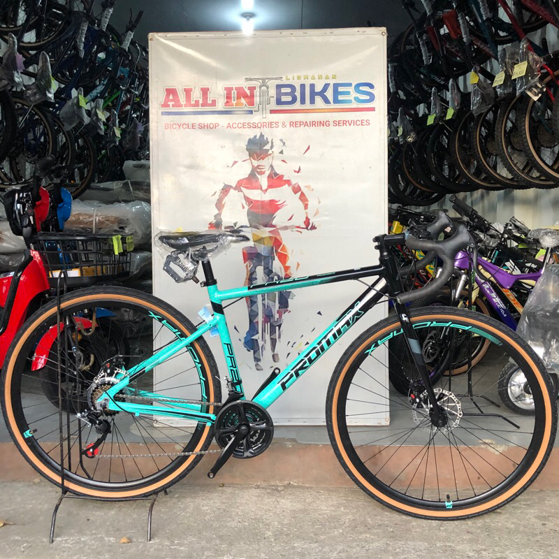 PROMAX PR20 Gravel Bikes 700x35c 3x7Speed Alloy With Freebies | Shopee ...