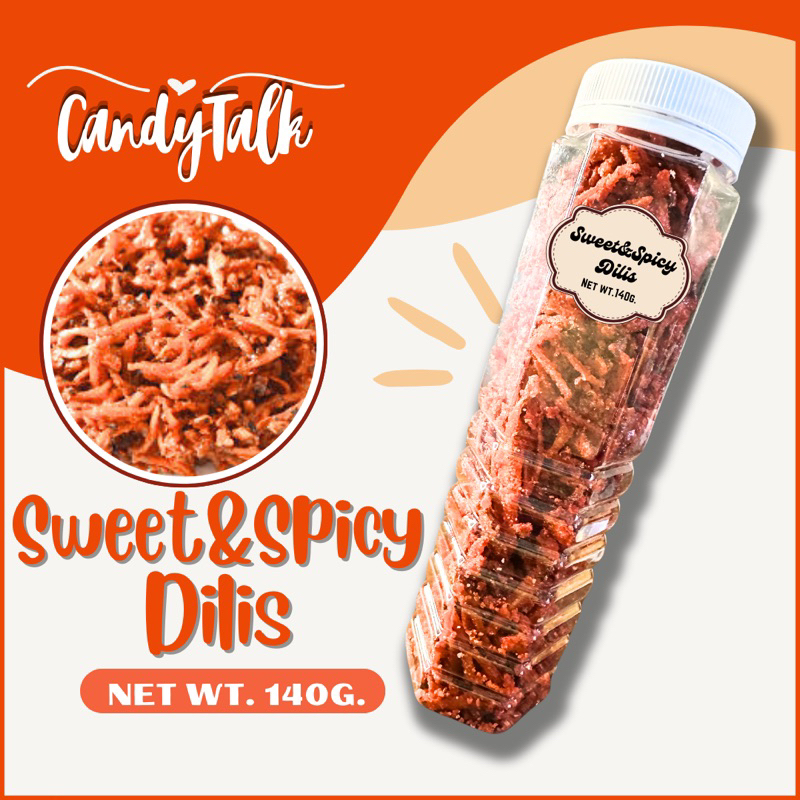 Sweet & Spicy Dilis by Candytalk (140g) Kutkutin in a jar yummy dried ...