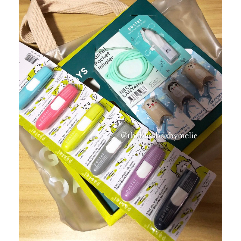 Pastel Inhaler Gift Set / Peppermint Field Inhaler Box Set - Original ...