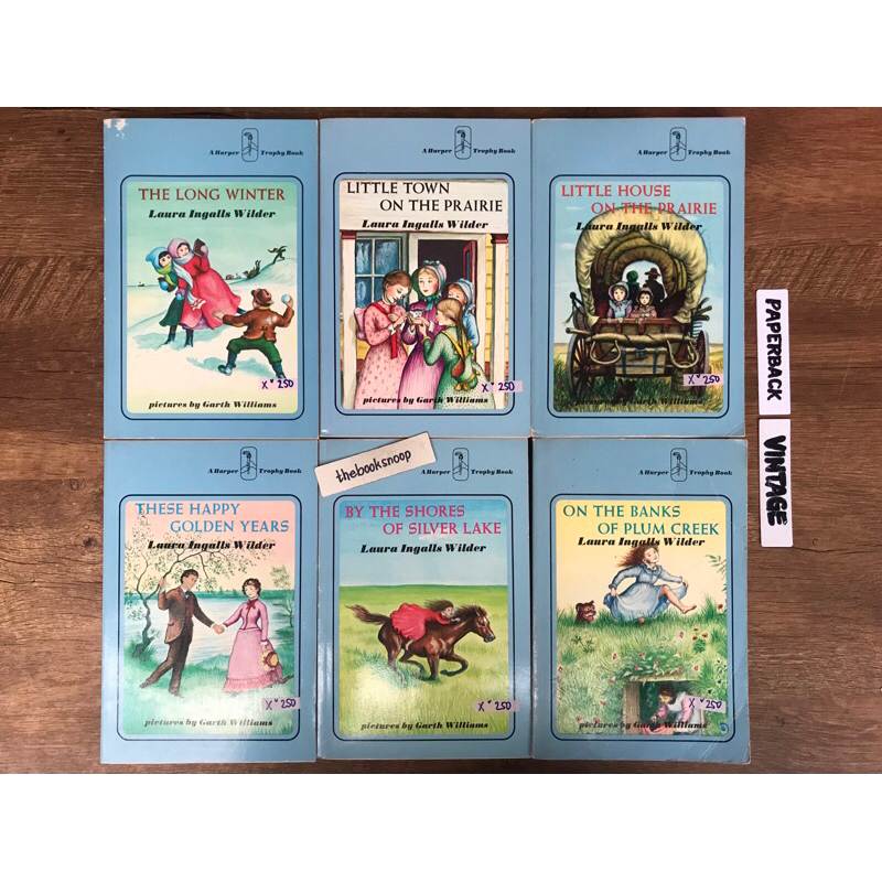 LAURA INGALLS WILDER book set little house on the prairie classics ...