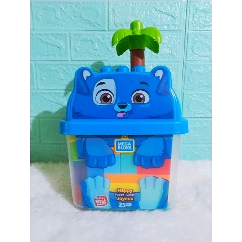 Mega Bloks Happy Puppy 25-Piece Building Blocks Set | Shopee Philippines