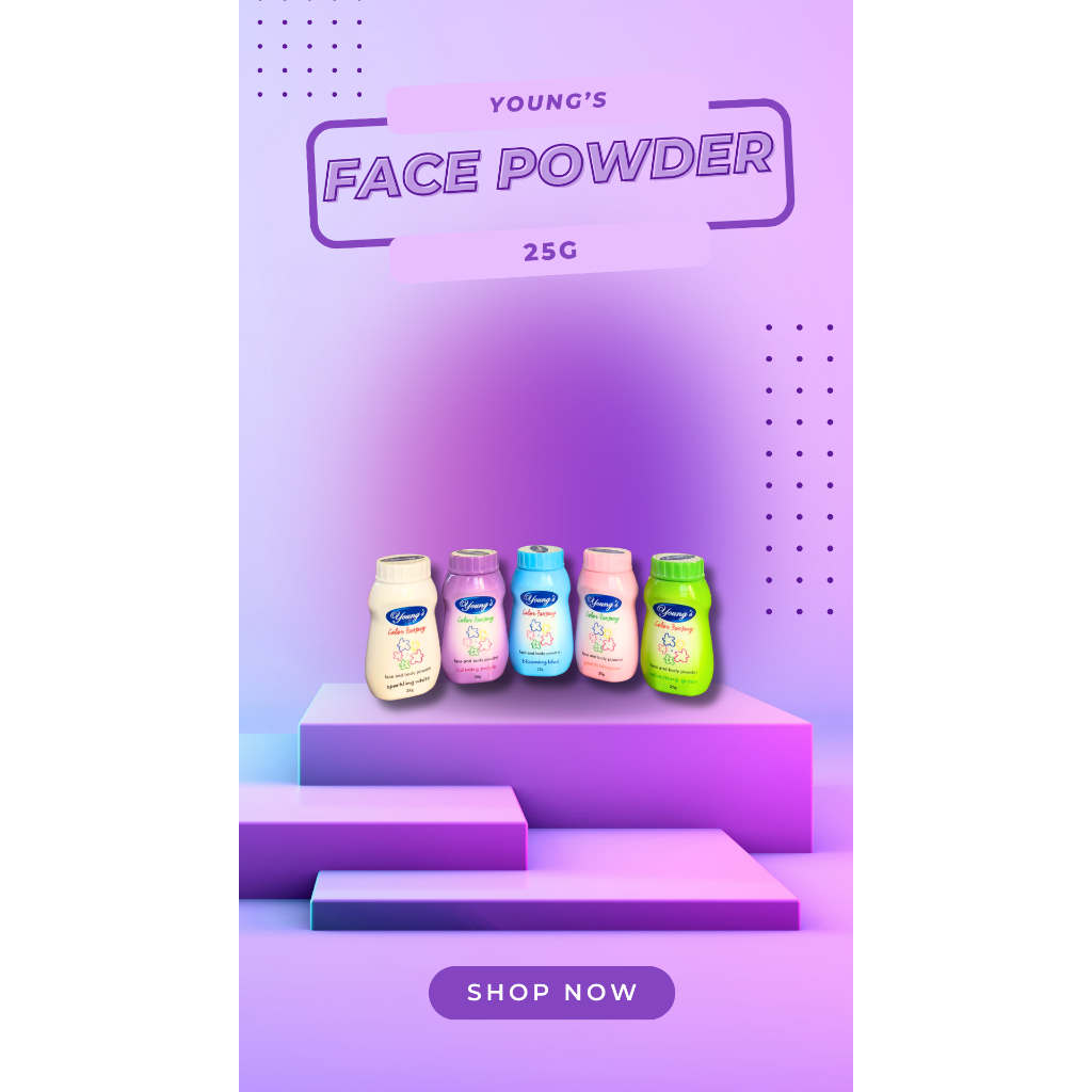 Young's Color Fantasy Face and Body Powder 50g | Shopee Philippines