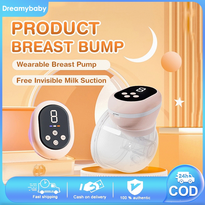 Wearable Electric Wireless Breast Pump Rechargeable Hand Free Breast ...