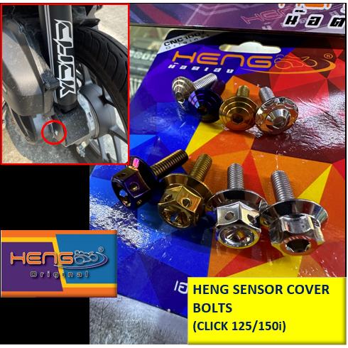 HENG Original Sensor bolts Cover bolts for Honda Click 125/150i (per ...