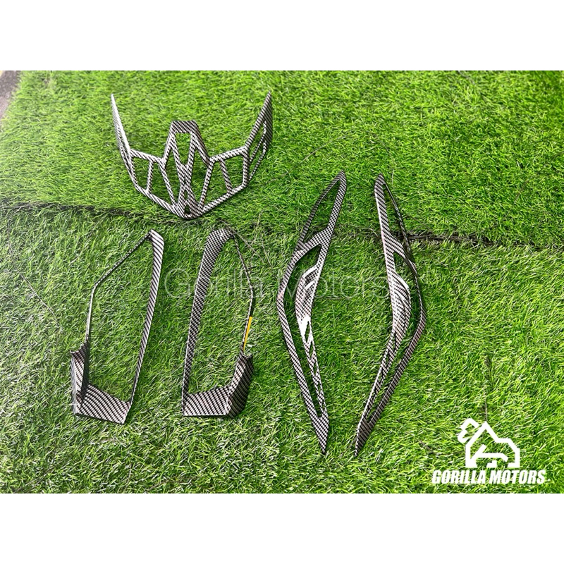 Carbon 3in1 Garnish for Honda Click V3 125 2023 | Shopee Philippines