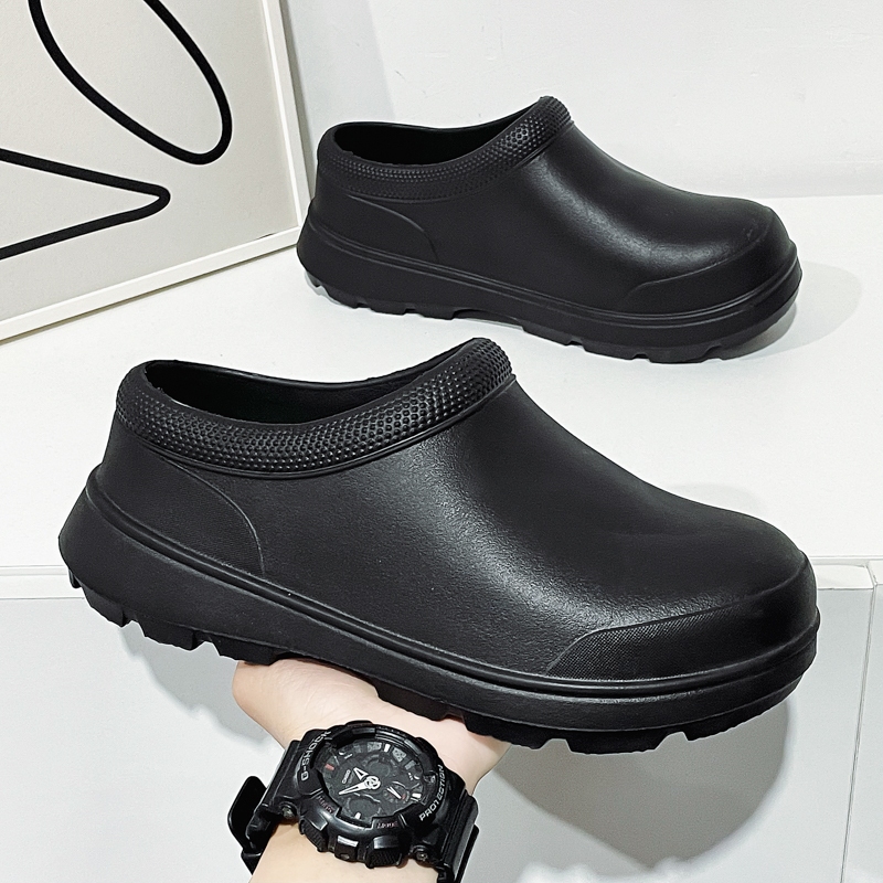 Korean chef shoes for men women Non-slip &Oil-proof Work Shoes slip on ...