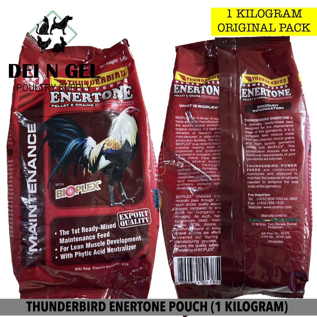ENERTONE FOR GAMEBIRDS 5 MONTHS AND UP (1 KILOGRAM ORIGINAL PACK ...